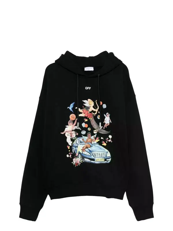 Off-White Fresco Car Skate Hoodie - Black