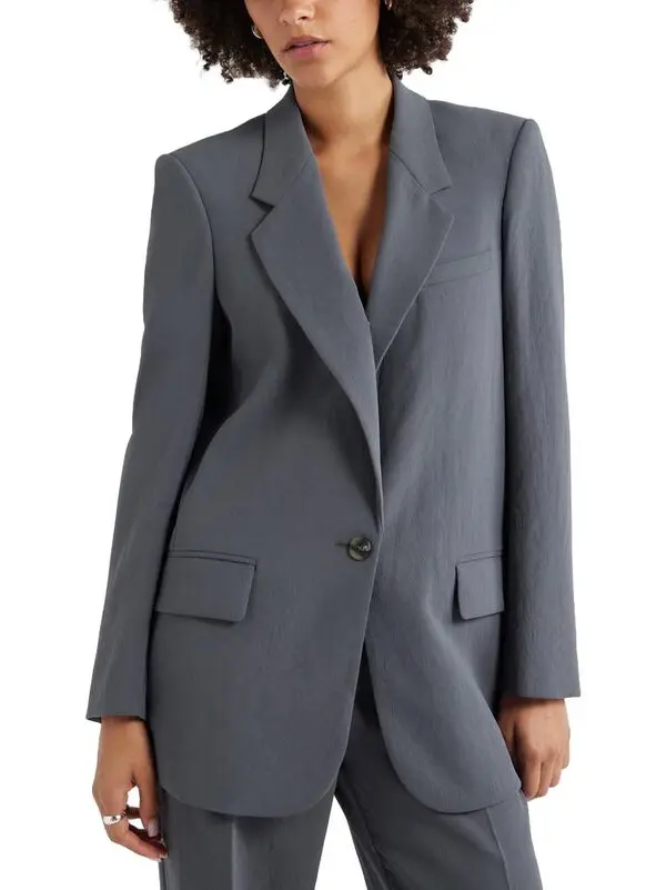 OPEN EDIT The Curator Relaxed Blazer - Grey Magnet