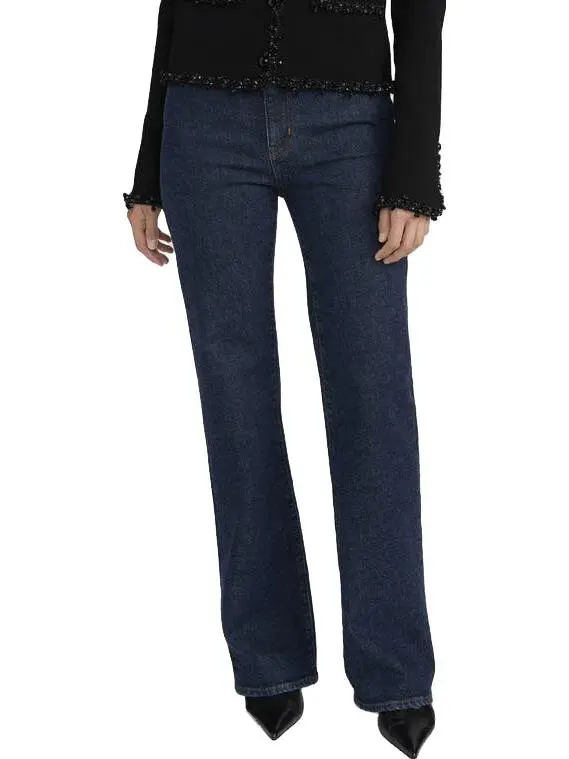 FRAME The Pixie Arrow High-waist Bootcut Jeans - Taboo