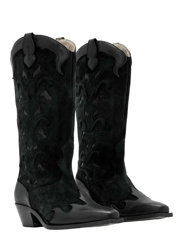 ALLSAINTS Dolly Western Boots - Black