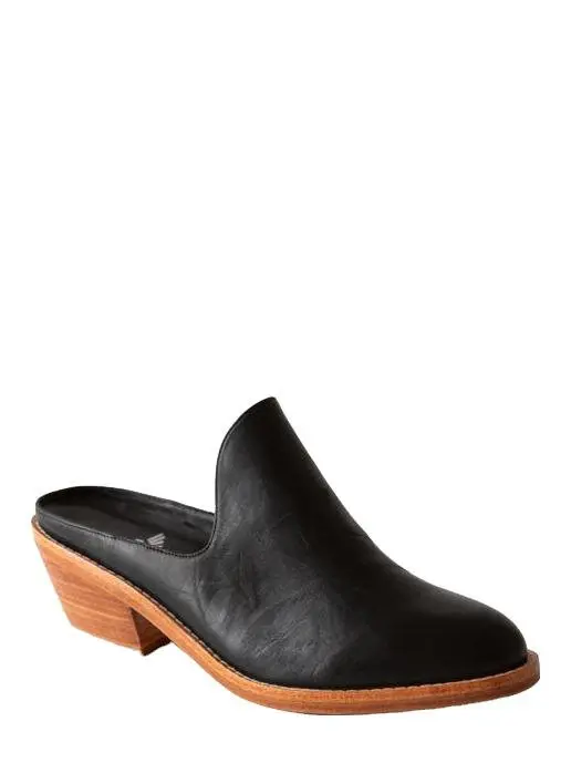 FORTRESS Michelle Heeled Mule - Black