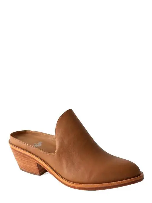 FORTRESS Michelle Heeled Mule - Caramel