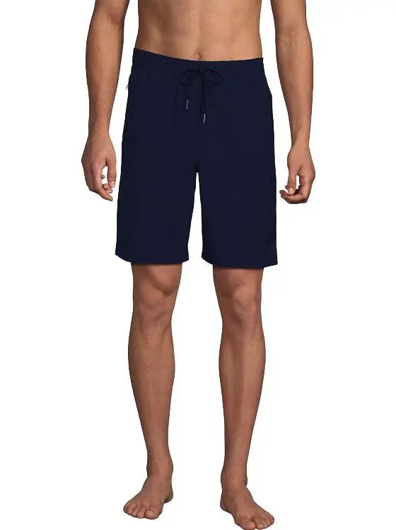 LANDS' END 9" Volley Hydroliner Swim Trunks - Deep Sea Navy