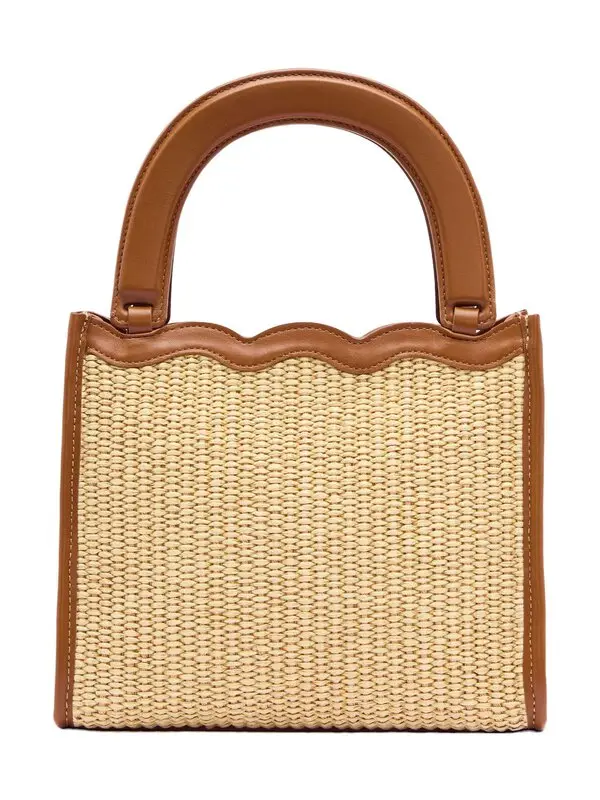 REFORMATION Emma Mini Raffia Bag - Natural