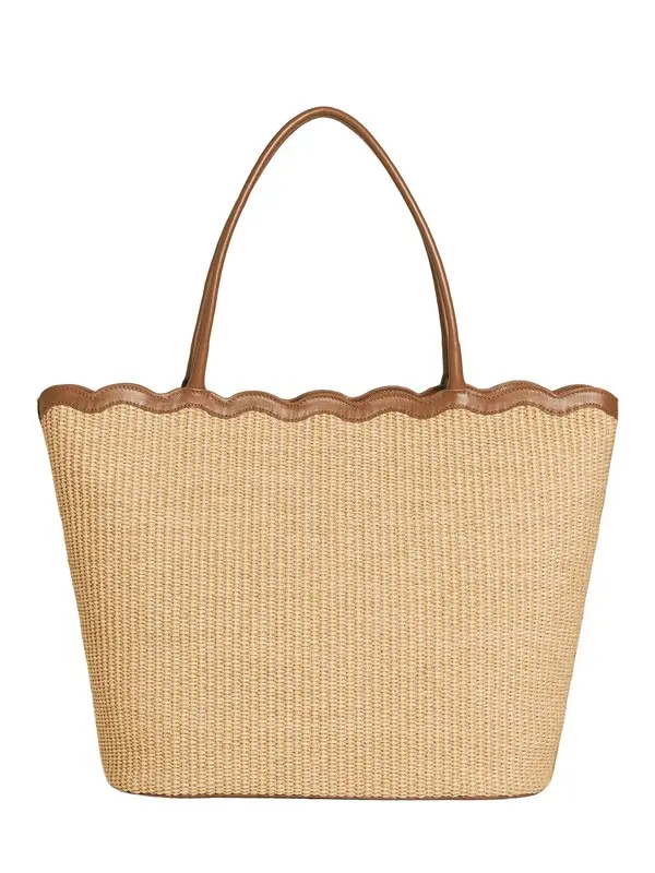 REFORMATION Isabella Raffia Tote - Natural