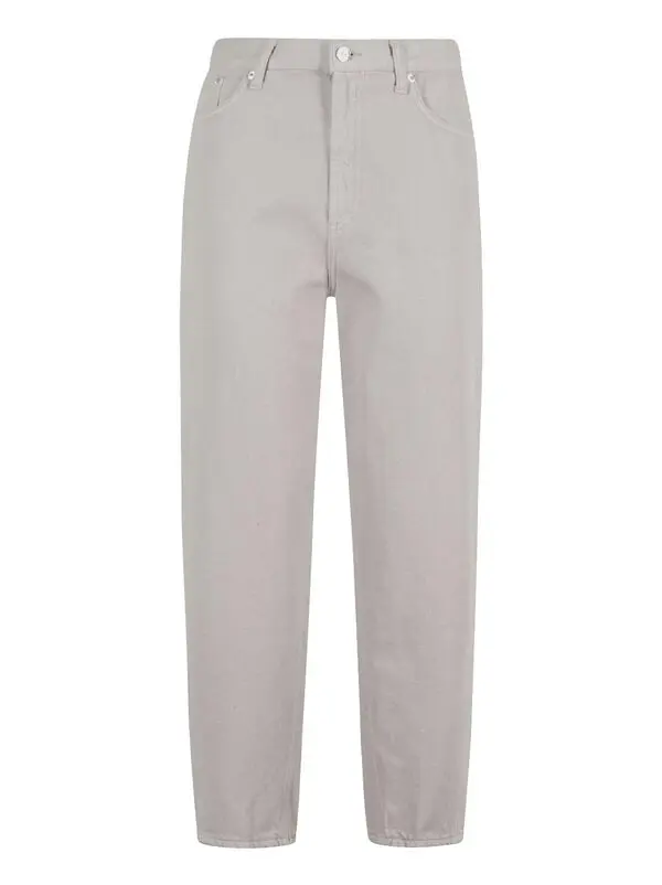 DONDUP Straight Leg Jeans - Yellow Cream