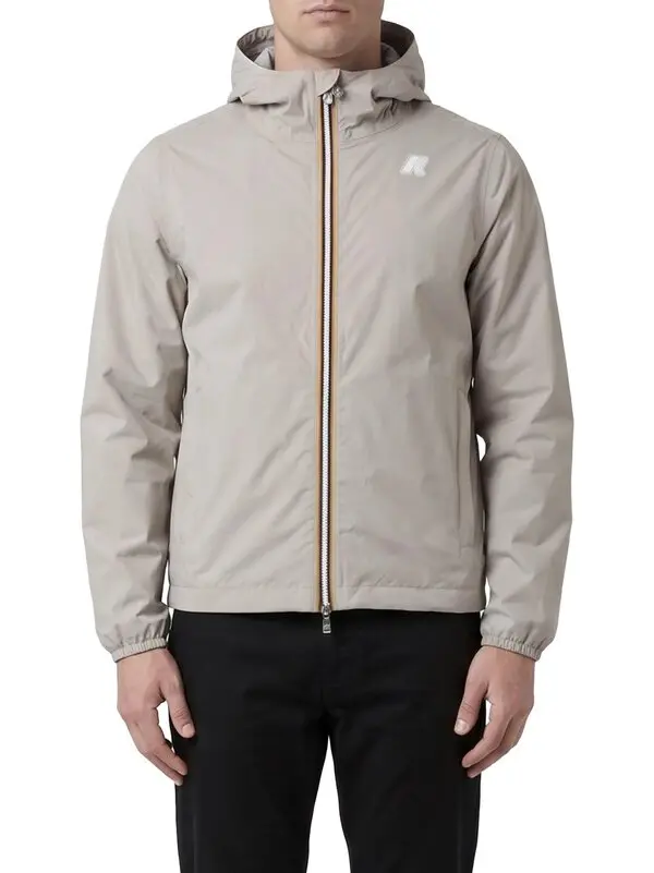 K-WAY Zip-up Hooded Jacket - Beige