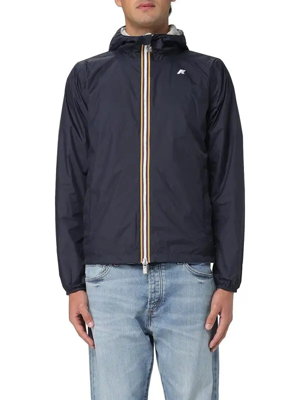 K-WAY Zip Up Hooded Jacket - Blue 2