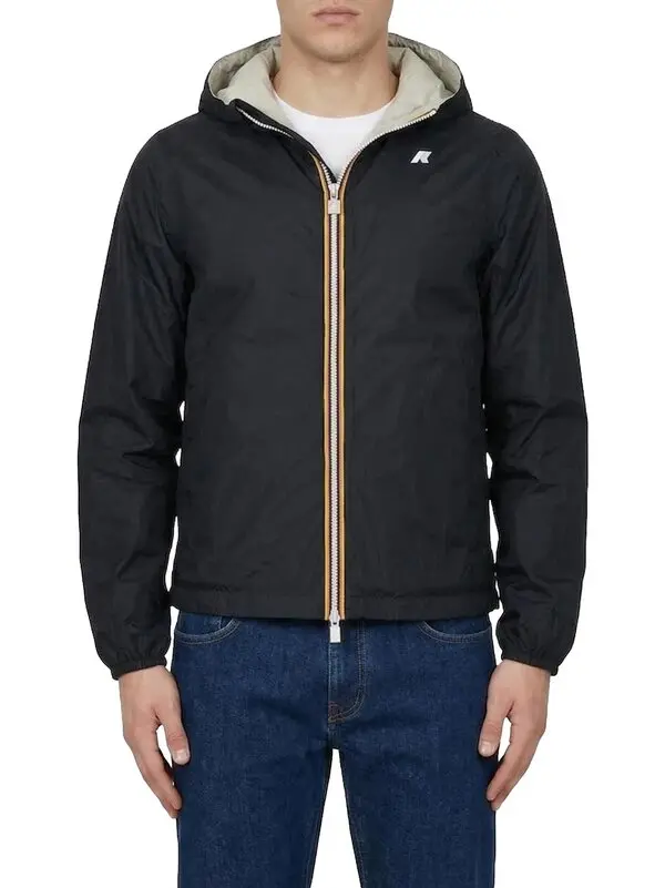 K-WAY Zip Up Hooded Jacket - Blue