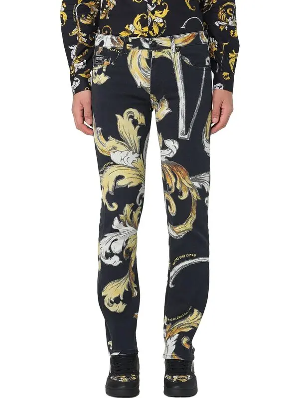Versace Printed Jeans - Multicolor