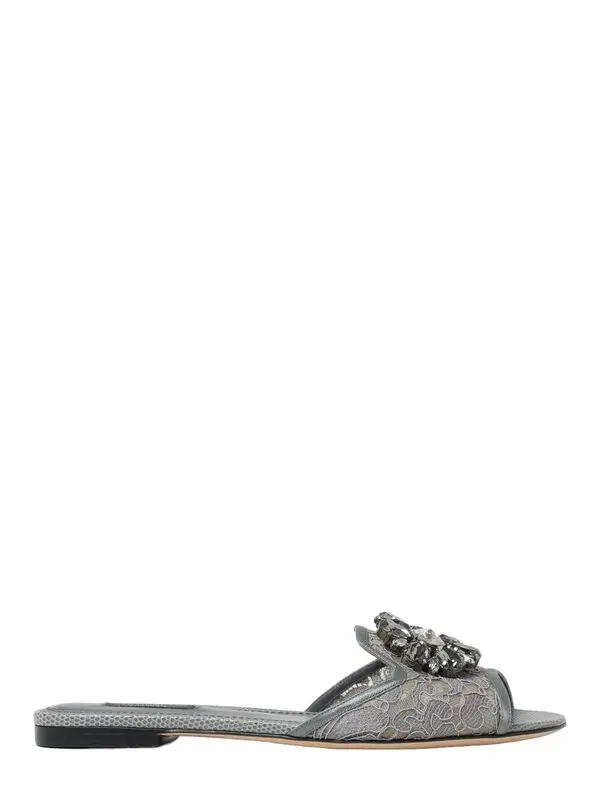 Dolce & Gabbana Flat Sandal - Grey