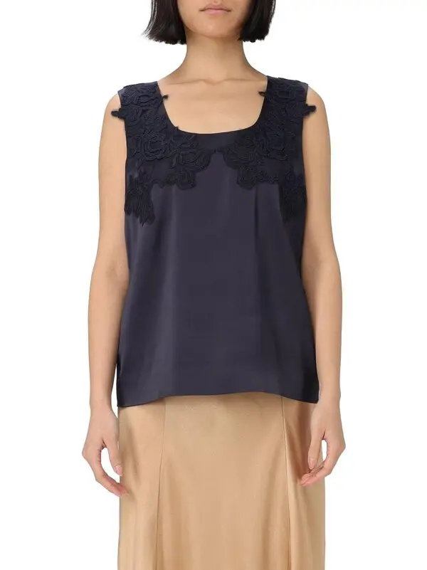 Alberta Ferretti Sleeveless Top - Blue