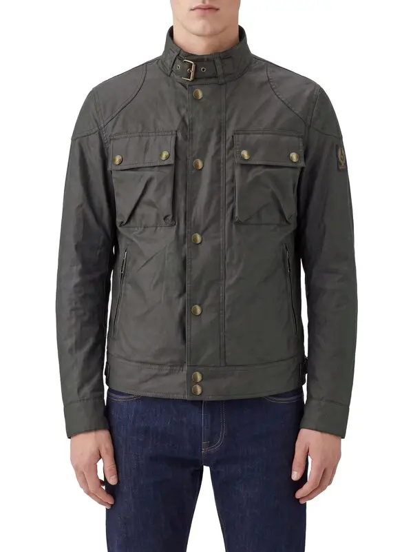 Belstaff Waxed Cotton Jacket - Olive