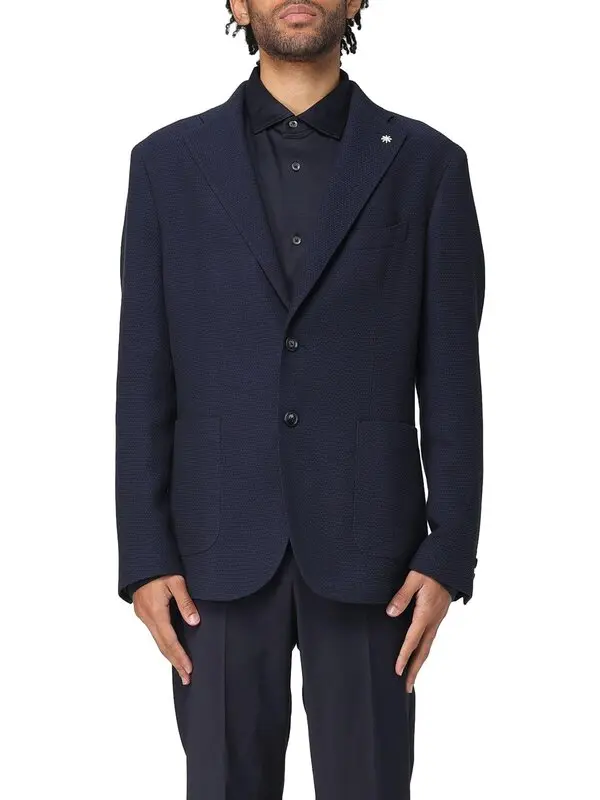 MANUEL RITZ Jacket - Blue