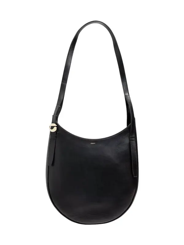 Coperni Leather Shoulder Bag - Black