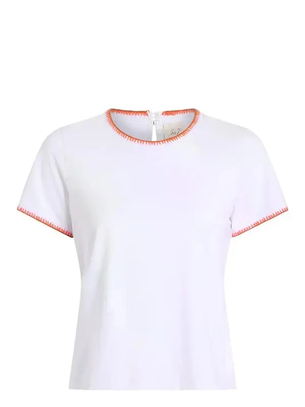 Cinq À Sept Shrunken T-shirt - White