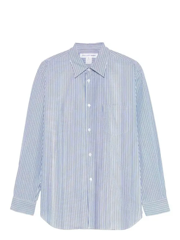 Comme Des Garçons Striped Shirt - Blue