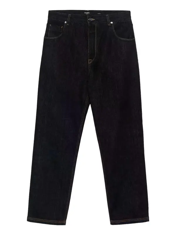 Fendi Straight-leg Jeans - Blue
