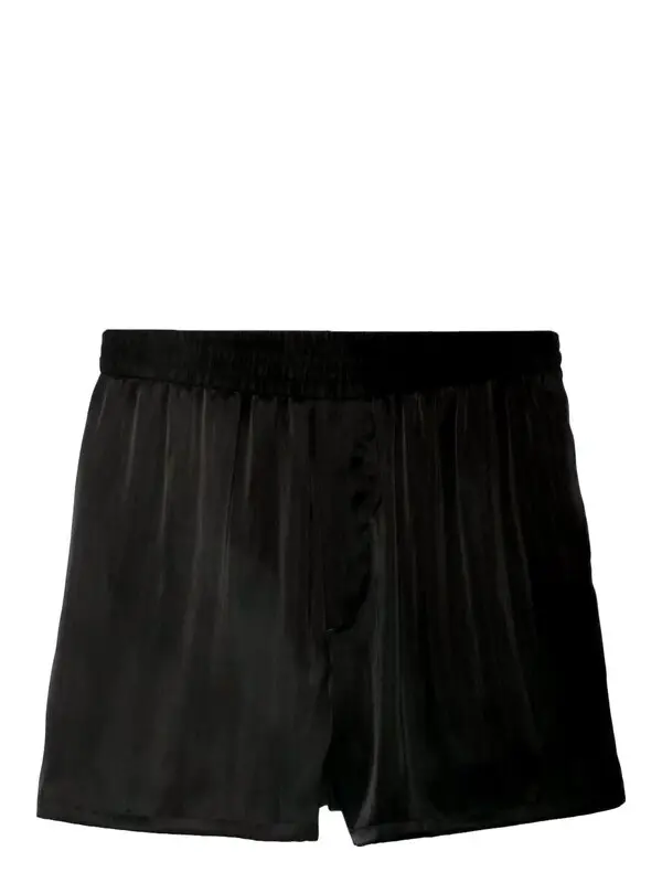 SAPIO Nº Thigh-length Shorts - Black