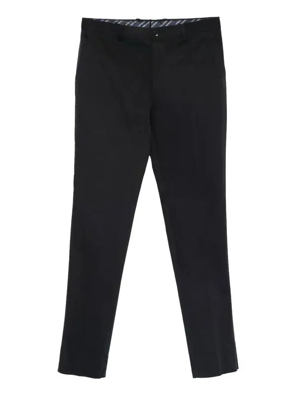 Etro Gabardine Trousers - Blue