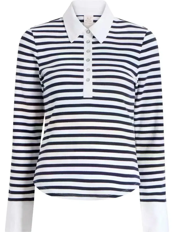 Cinq À Sept Striped Jaden Shirt - Blue