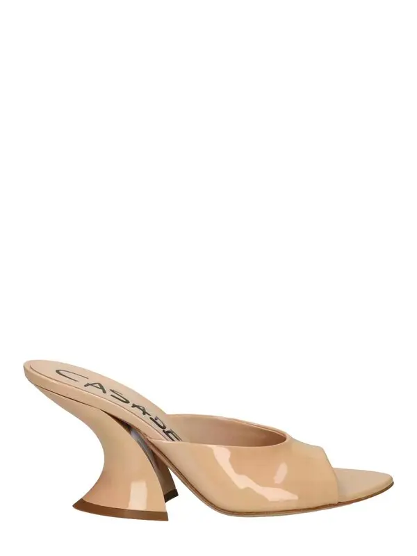 Casadei 100mm Blade Sandals - Neutrals
