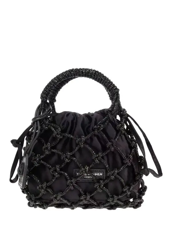 Kurt Geiger Macramé Tote - Black