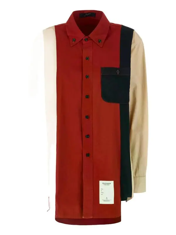 Seafarer Cotton Shirt - Red