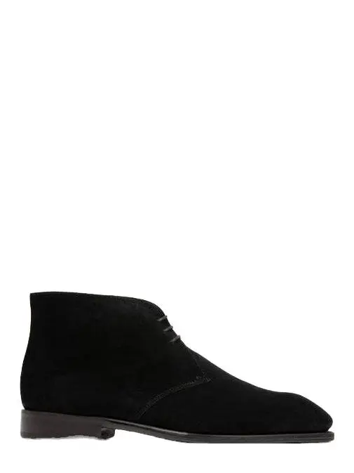 ANTHONY VEER Arden Chukka Boots - Velvet Noir Black