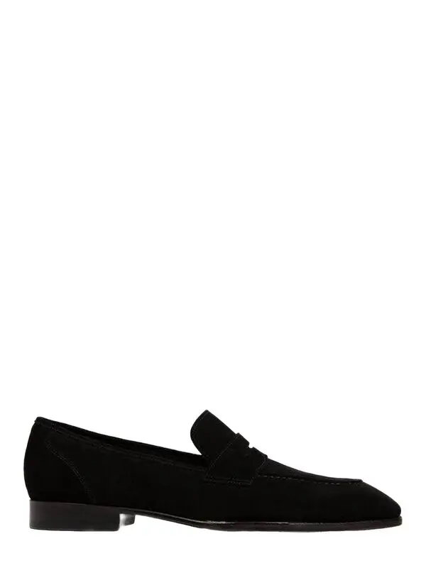 ANTHONY VEER Belmont Penny Loafer - Velvet Noir Black