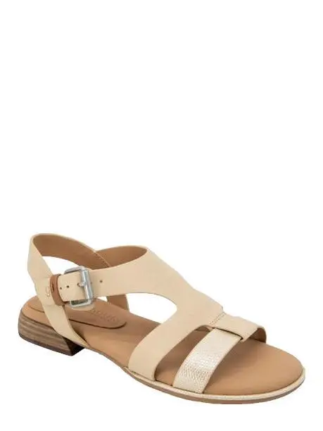 Gentle Souls By Kenneth Cole Haisley Ankle Strap Sandals - Sand Leather