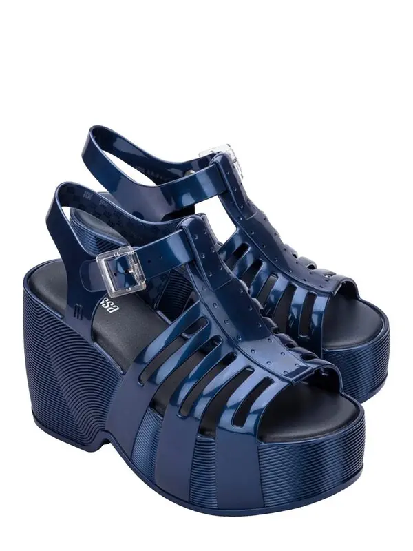 Melissa Station 79 Platform Sandals - Pearly Blue