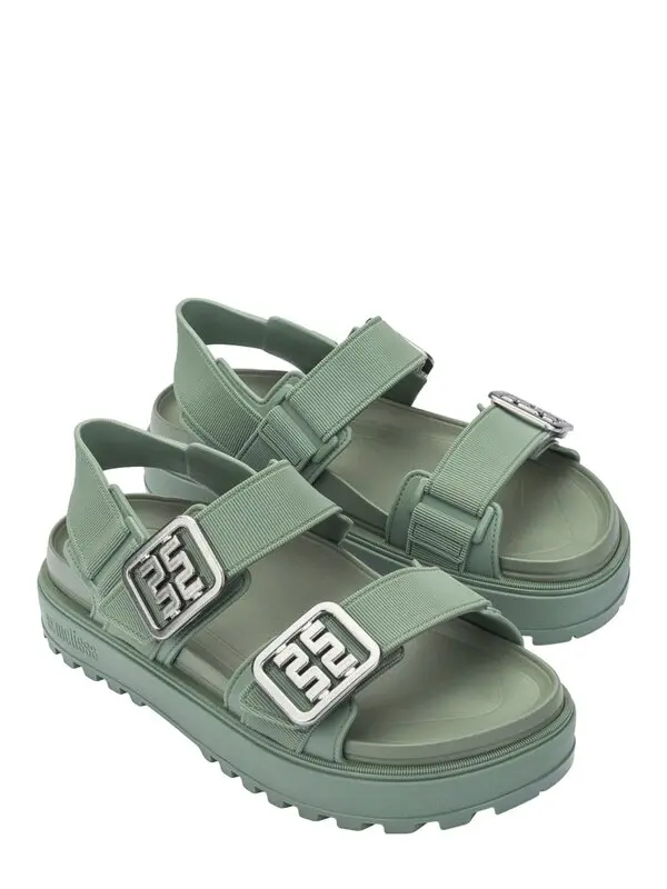 Melissa Towny Platform Sandals - Green