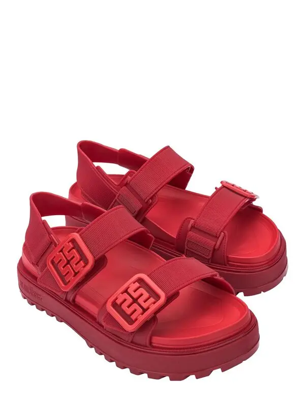 Melissa Towny Platform Sandals - Red
