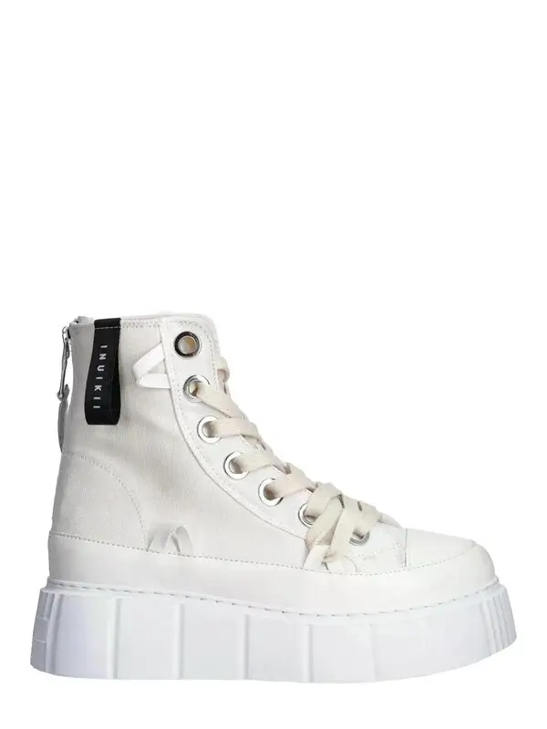 Inuikii Matilda Canvas High Sneakers - White