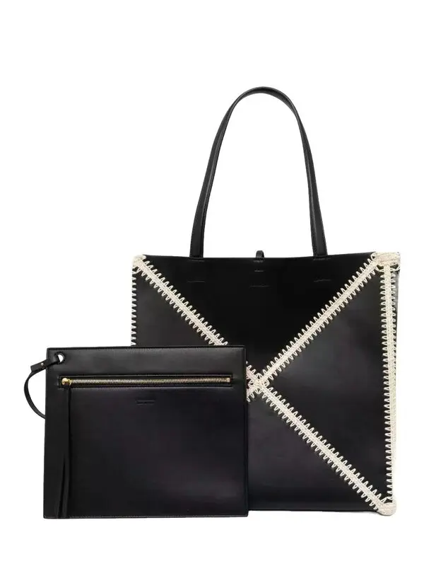 Nanushka Origami Tote Bag - Black