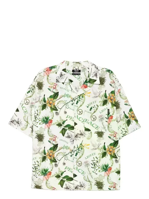 FIVE CM Graphic-print Shirt - Neutrals