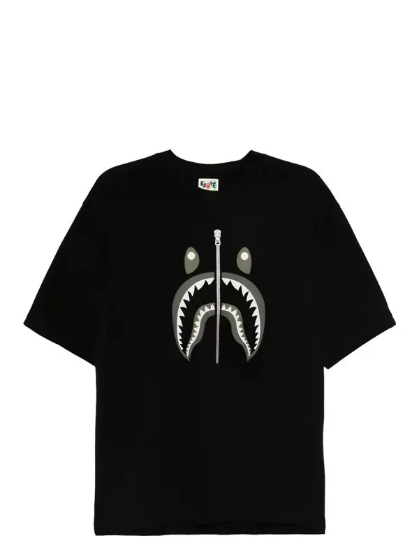 A BATHING APE Shark T-shirt - Black