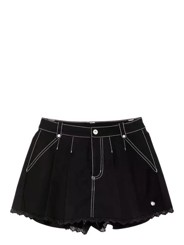 MUSIUM DIV. Pleated Skort - Black