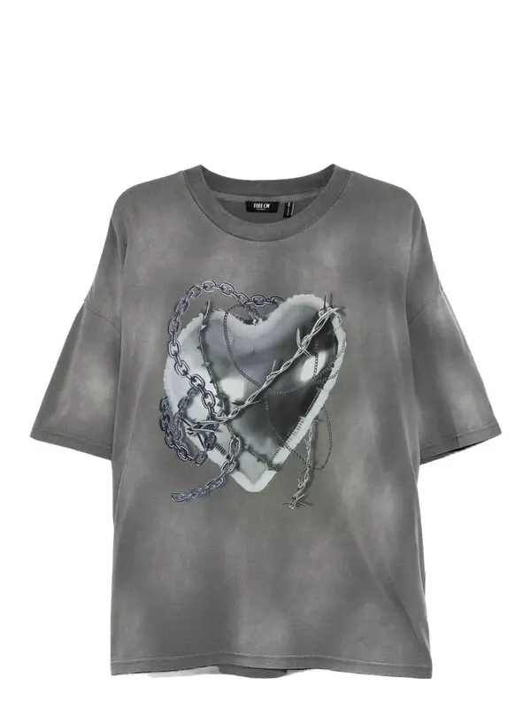 FIVE CM Printed T-shirt - Grey