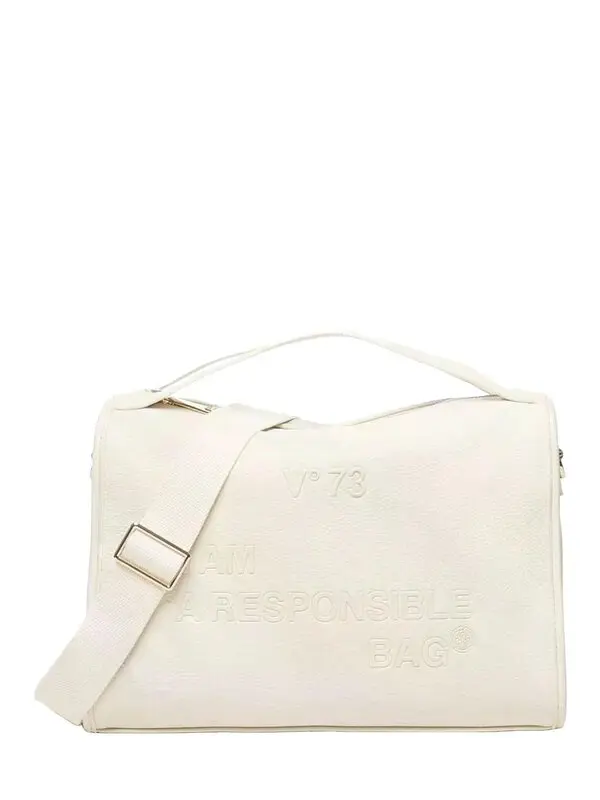 V°73 Logo-embossed Shoulder Bag - Neutrals