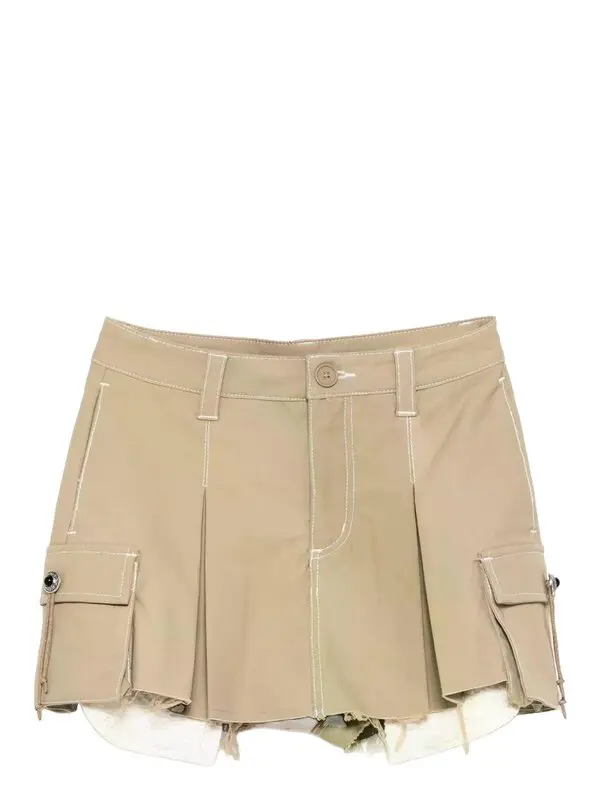 MUSIUM DIV. Pleated Skort - Neutrals