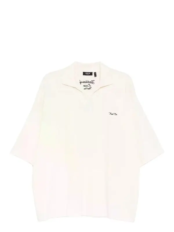 FIVE CM Logo-embroidered Polo Shirt - Neutrals