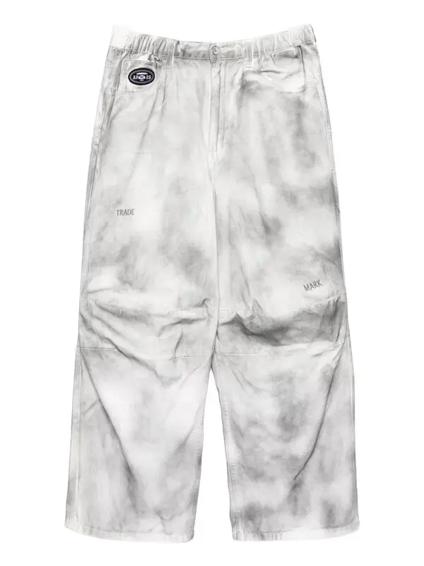 AAPE BY *A BATHING APE® Washed-effect Jeans - White