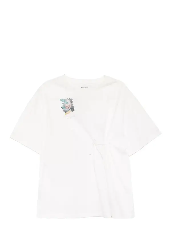 MUSIUM DIV. Graphic-print T-shirt - White