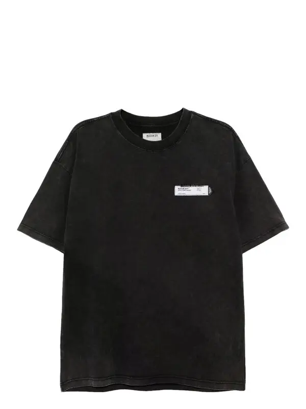 MUSIUM DIV. Logo-patch T-shirt - Black