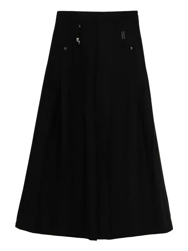 MUSIUM DIV. Wide-leg Trousers - Black