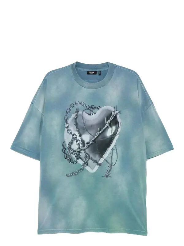 FIVE CM Graphic-print T-shirt - Blue