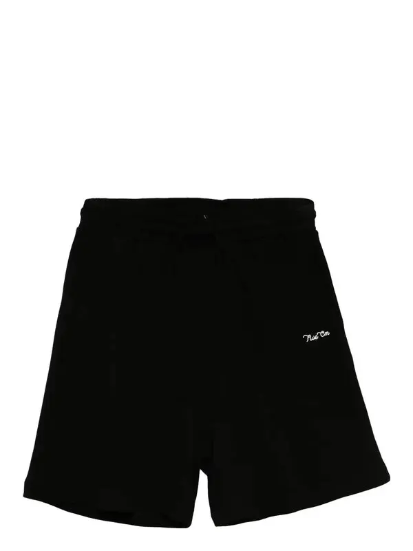 FIVE CM Logo-embroidered Shorts - Black