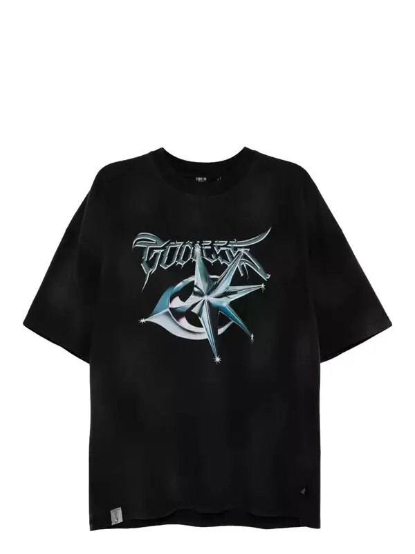 FIVE CM Graphic-print T-shirt - Black